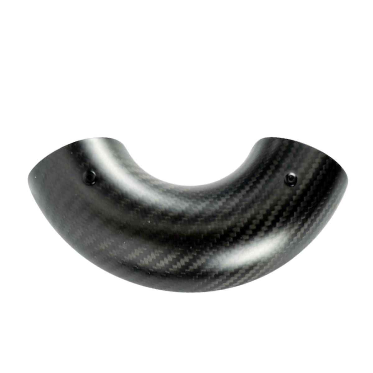 Universal Carbon Fiber Heat Shield – 4" CLR Curved – Sawicki Speed